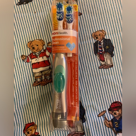 CVS | Bath | Brand New Cvs Professional Clean Power Toothbrush Green ...